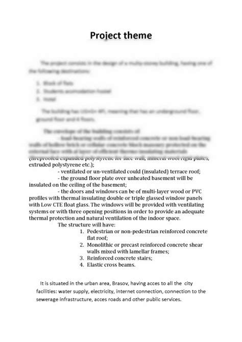 Proiect Design Of A Multi Storey Building 346908