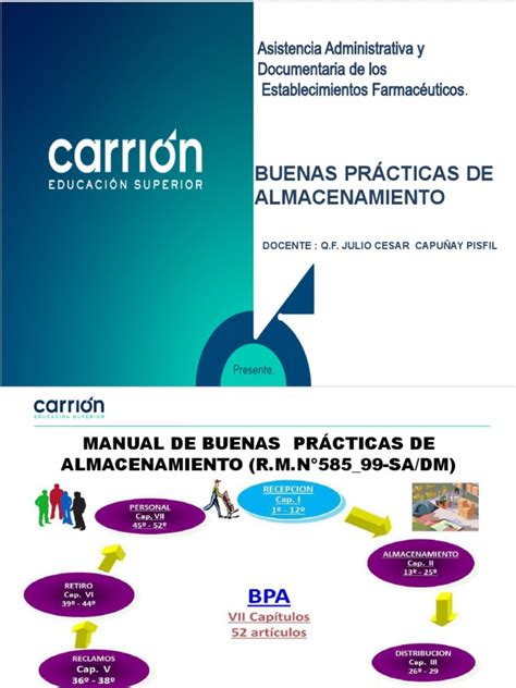 Semana 5buenas Practicas De Almacenamiento Pdf
