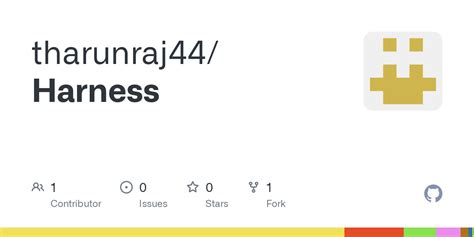Github Tharunraj Harness