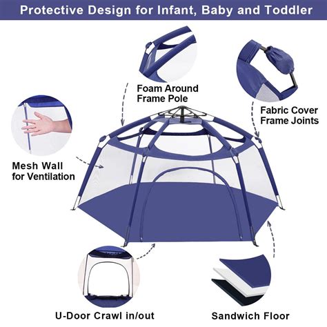 Spacious Padded Playpen Alvantor