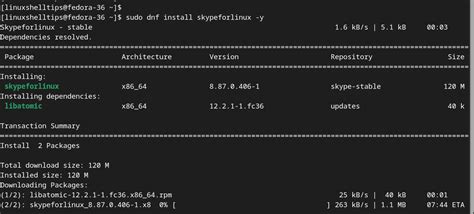 How To Install Skype In Fedora Linux 3635