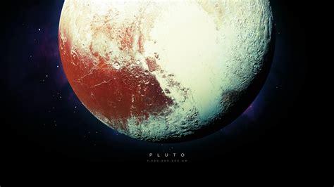 Pluto Universe Stars Planet Space Space Art Digital Art Solar