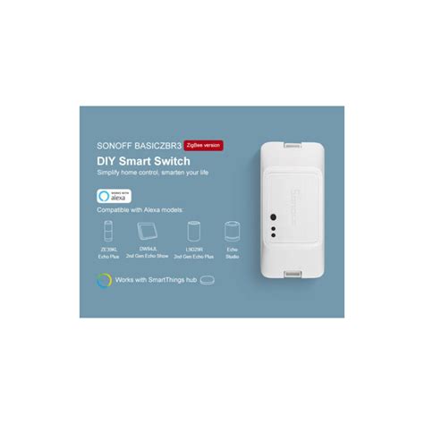 Sonoff Basic Zbr3 Zigbee Switch Module Wireles Sma Vicedeal