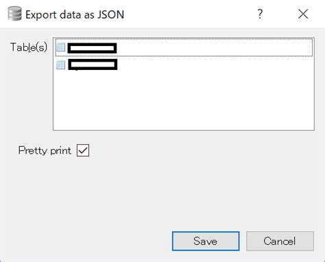 SQLiteでデータをJSON出力する方法DB Browser for SQLiteYour Life