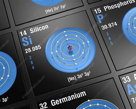 Silicon Atomic Structure Stock Image C0456353 Science Photo Library Silicon Atomic Structure Stock Image C0456353 Science Photo Library