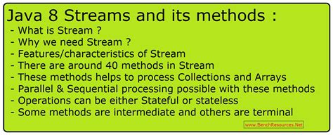 Java Introduction To Stream Api Benchresources Net