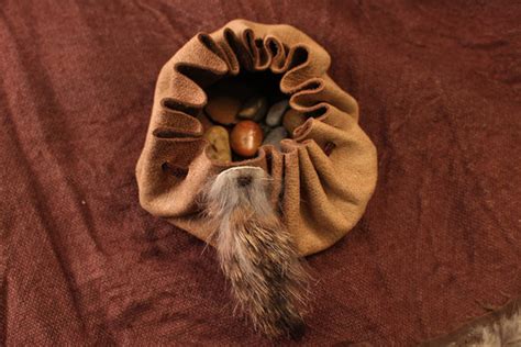 Loitsu Crafts — Skeever Tail Handcrafted Pouch From Up Cycled