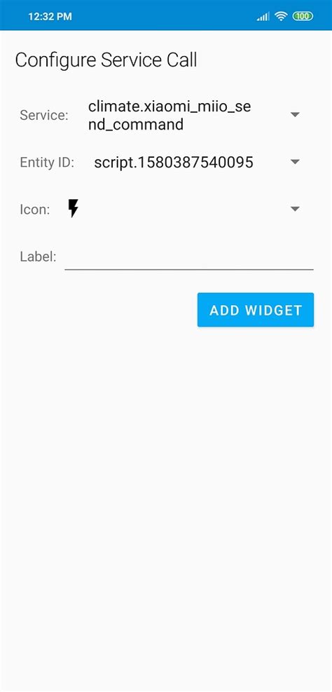 Ha Android Companion Widget Configuration Home Assistant Community
