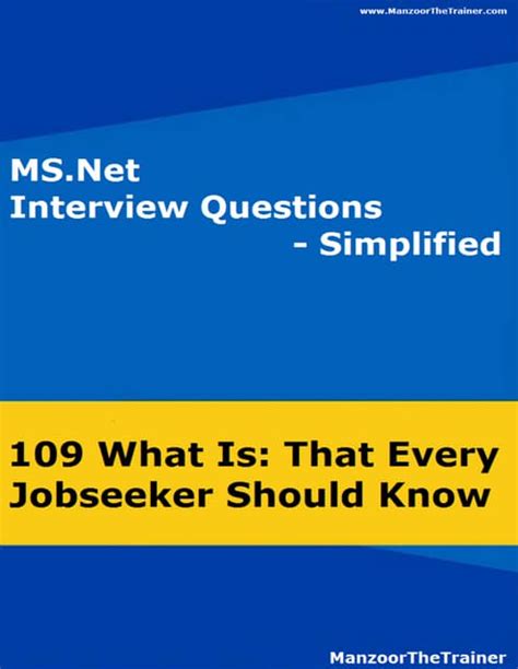 Msnet Interview Questions Simplified Pdf