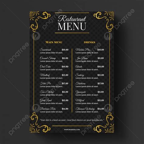 Menu Template