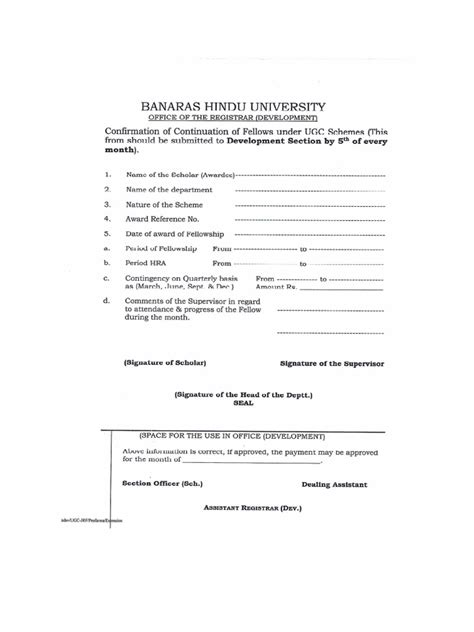 Monthly Continuation Form Pdf
