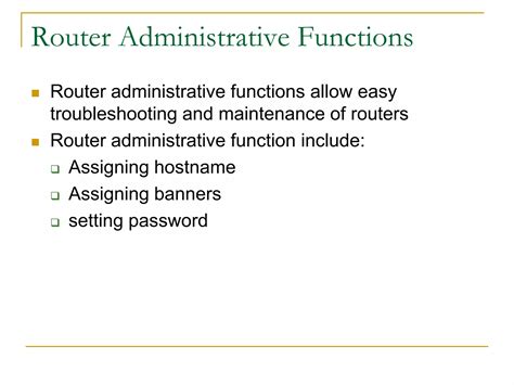 Router Fundamentals Ppt