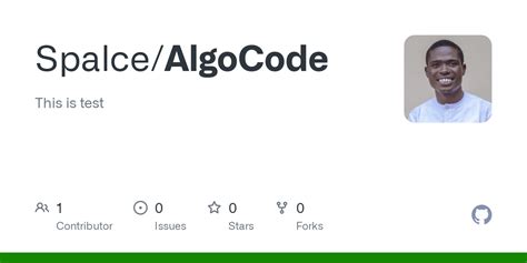 GitHub Spalce AlgoCode This Is Test