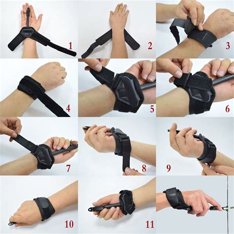 1 Archery Caliper Release Aid Trigger Wrist Strap For Adult Compound