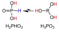 Molecular Structure Phosphorous Acid Vs Phosphonic Acid Chemistry