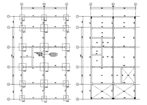 Section Of Foundation Is Given In 2d Autocad Dwg Drawing