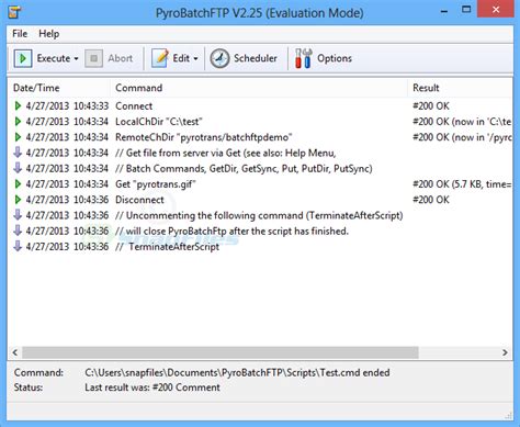 Pyrobatchftp Screenshot And Download At