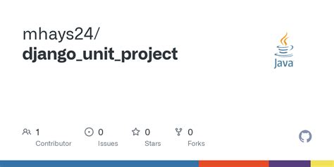 github mhays24 django unit project