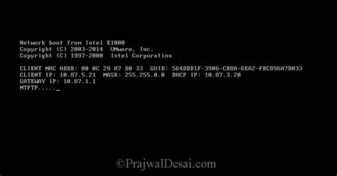 Configuration Manager Osd Pxe Boot Shows Mtftp