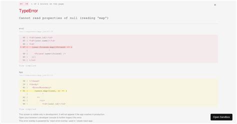 Error Boundary Codesandbox