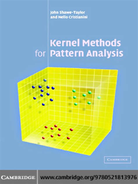 kernel methods for pattern analysis pdf