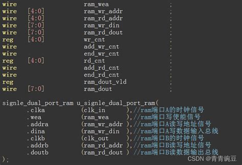 Fpga之ram详解，伪双口ram的使用伪双口ram解决冲突 Csdn博客
