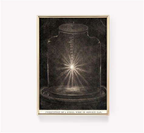 Combustion Of Sl Oxygen Gas Reaction Industrial Art Science Awesome