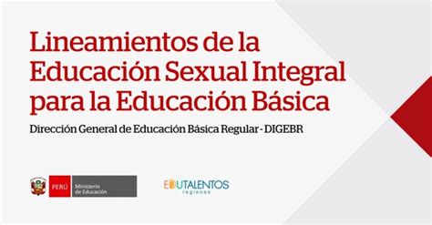 Lineamientos De La ImplementaciÓn De La EducaciÓn Sexual Integral Para