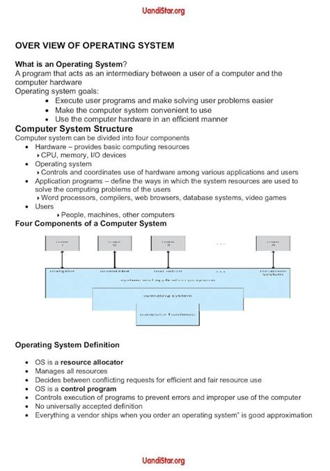 Pdf Over View Of Operating System · Storage Structure ð•main Memory