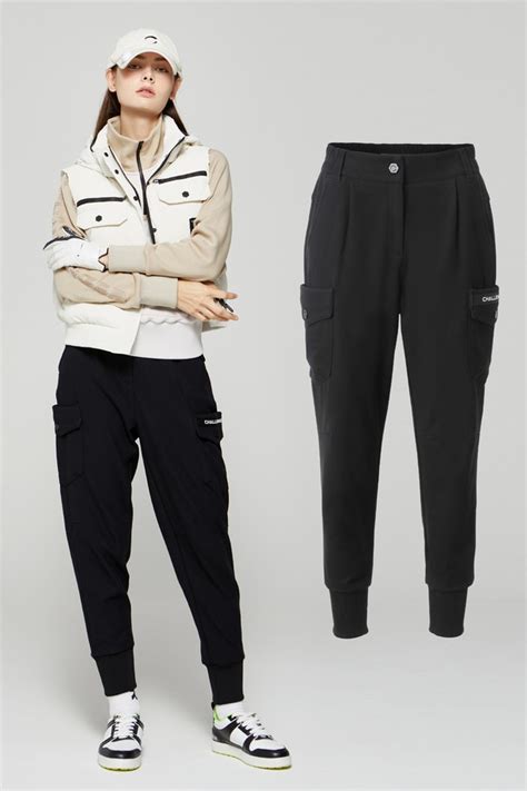 Challenger 여성 울 라이크라 조거 팬츠여성challenger