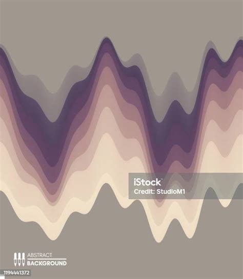 추상 파형 배경입니다 3d 기술 스타일 음파벡터 일러스트레이션 음파에 대한 스톡 벡터 아트 및 기타 이미지 음파 0명 3차원 형태 Istock