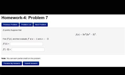 solved homework 4 problem 7 previous problem problem list