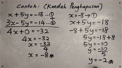 Persamaan Linear