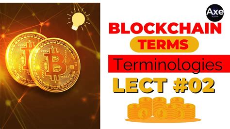 Terms And Terminologies Of BlockChain Blockchain Terminology YouTube