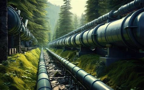 Premium Photo Composite Pipeline Systems For Safe Transport