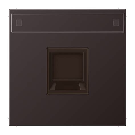 Centre Plate Snap On Fixing For Modular Jack Sockets 1 Gang Uma