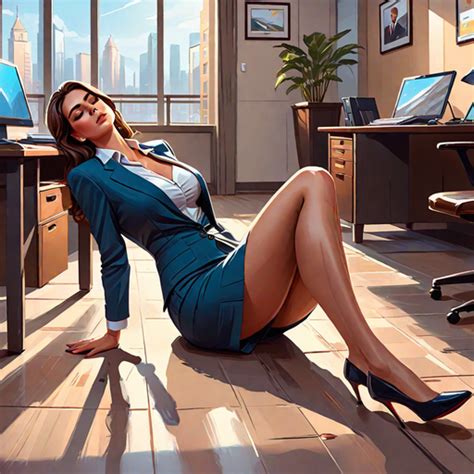Clumsy Sexy Secretary By Faint76 On Deviantart
