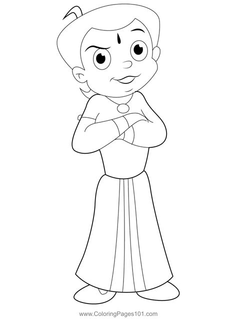 Angry Chhota Bheem Coloring Page Chota Bheem Coloring Page My Xxx Hot