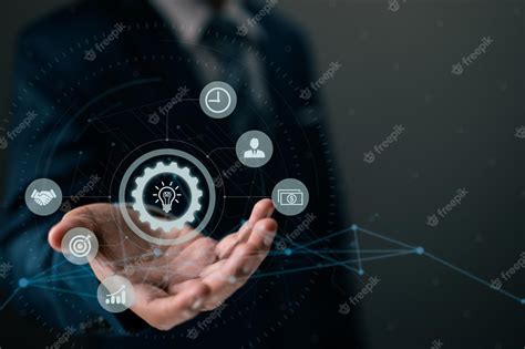 Premium Photo Diagram Of Business Process Management And Workflow