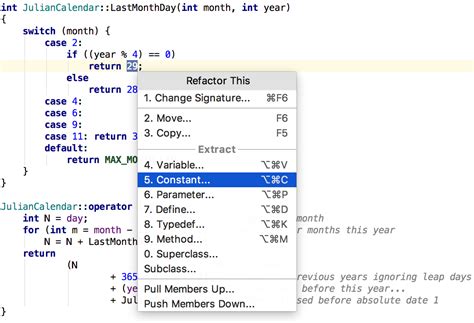 Refactoring Help Clion