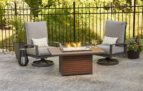 Outdoor Greatroom Kenwood Gas Firepit Table Sutter Handh