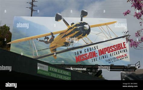 Los Angeles California Usa 23rd April 2025 Tom Cruise Mission