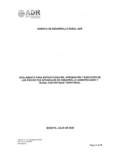 Reglamento Pidar Pdf