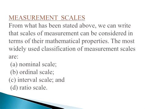Measurement And Scaling Techniques Pptx Science