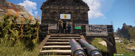 i built a homeless shelter in rust playrust