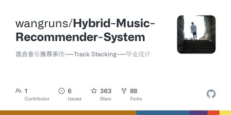 Hybrid Music Recommender System Readme Md At Master · Wangruns Hybrid Music Recommender System