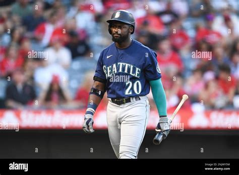 Anaheim Ca June 24 Seattle Mariners Right Fielder Taylor Trammell