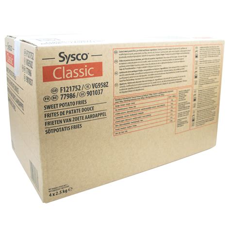 Sötpotatis Pommes 12x12 Sysco Classic Dabas