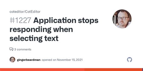 application stops responding when selecting text · issue 1227