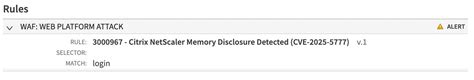 Mitigating Citrixbleed 2 Cve‑2025‑5777 Netscaler Memory Disclosure